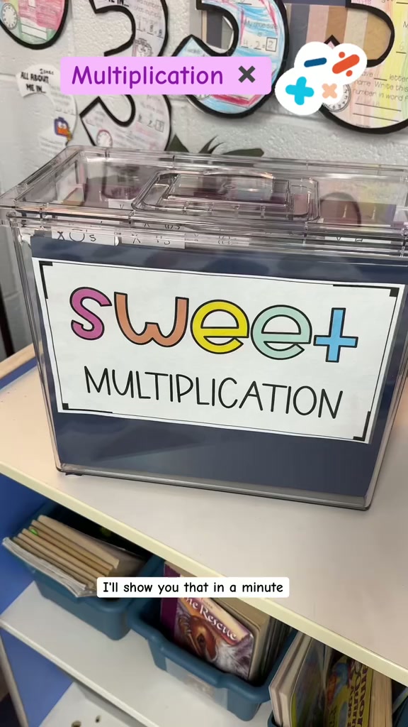 My sweet multiplication system for third grade fact fluency