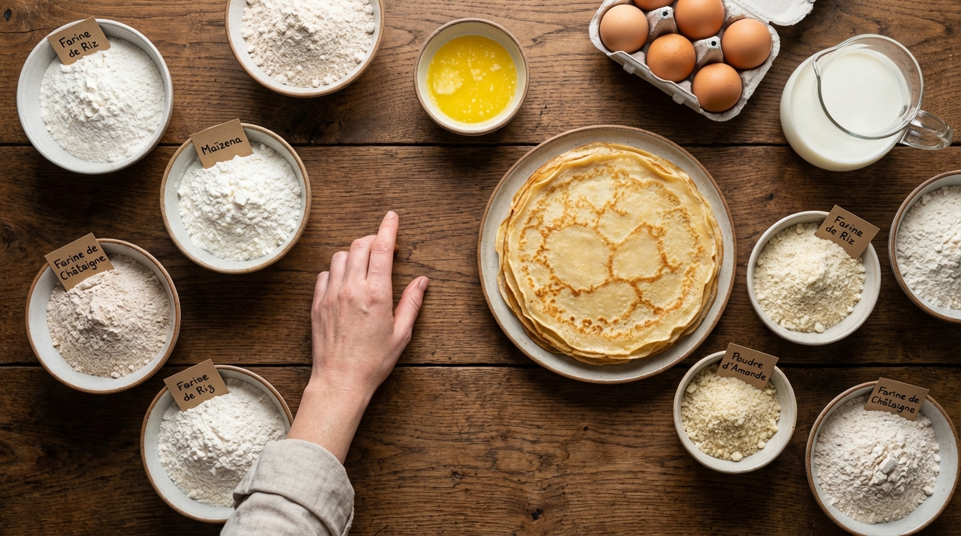 Vous faites des crêpes sans gluten ? Voici la farine qui donne la ...