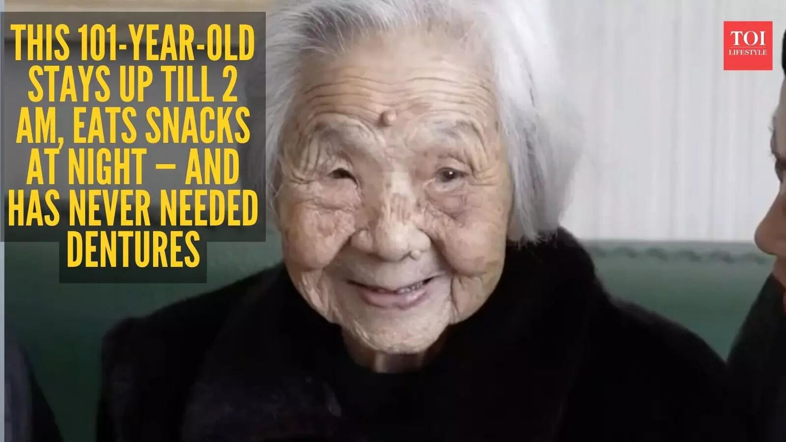Late nights plus junk food! This 101-year-old woman lives by every ...