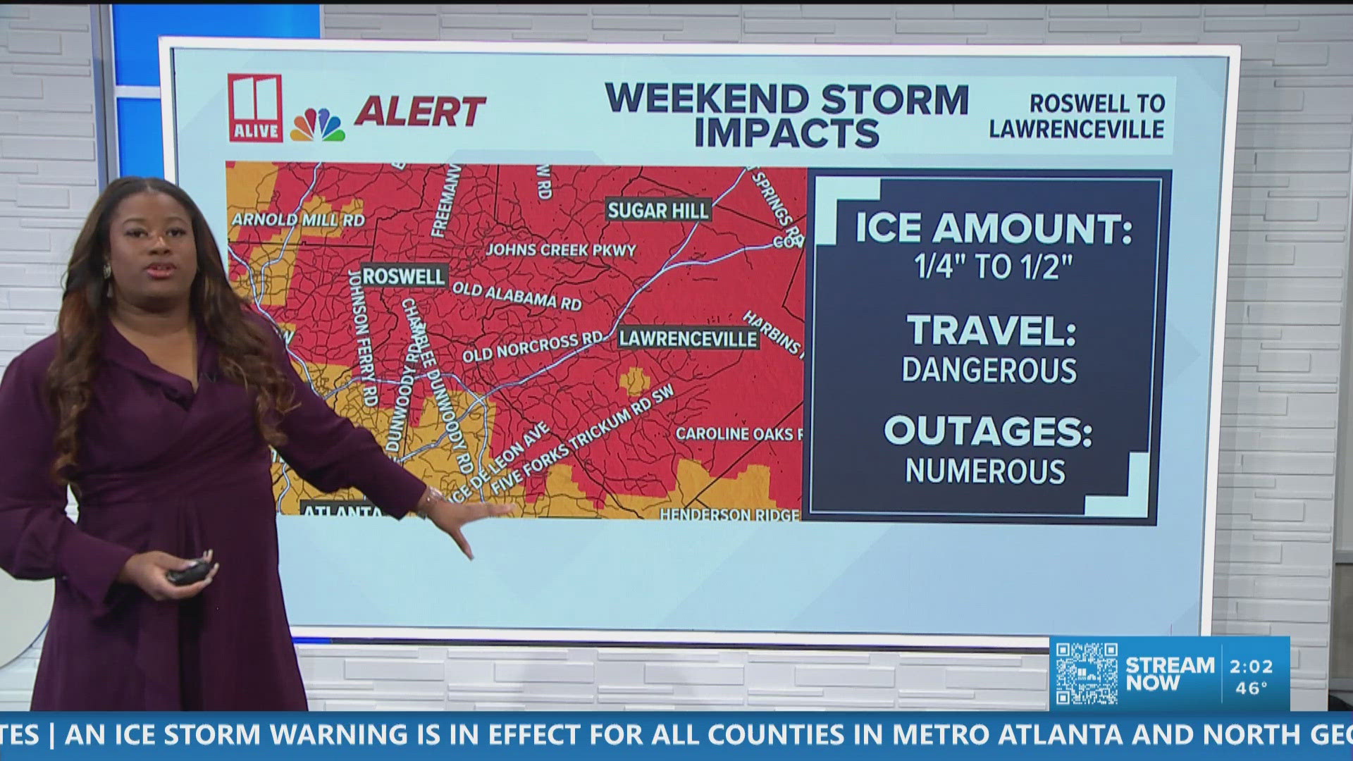 Winter storm update | Forecasting winter weather entering north Georgia