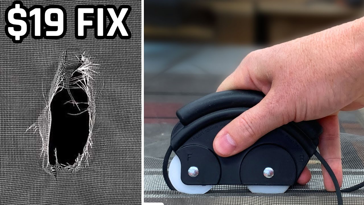 Easy window screen repair for $19