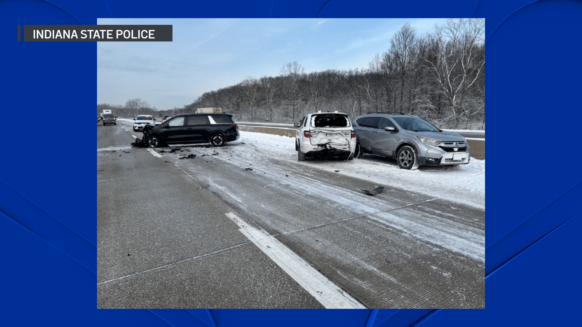 Driver using cruise control at 70 mph on icy NW Indiana interstate hits ...