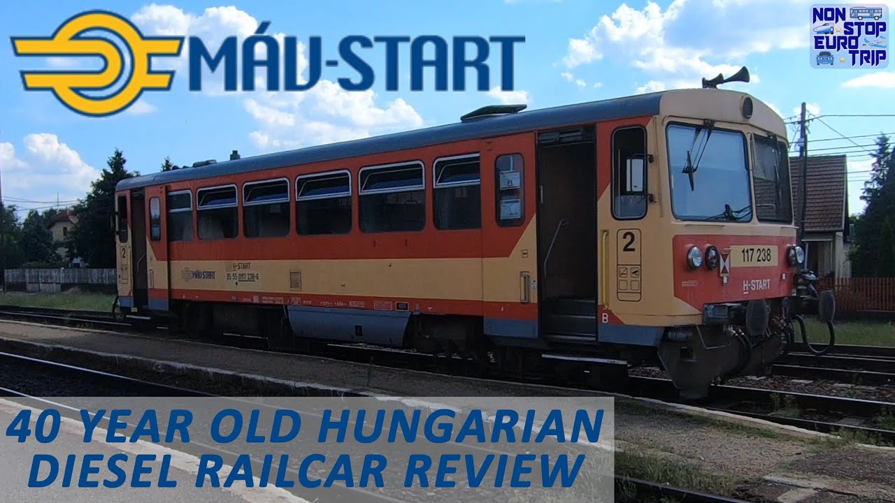 Craziest train in Hungary / MAV Bzmot review / Hungarian train trip report