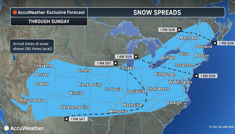 Travel disruptions, power outages rapidly escalate as massive storm ...