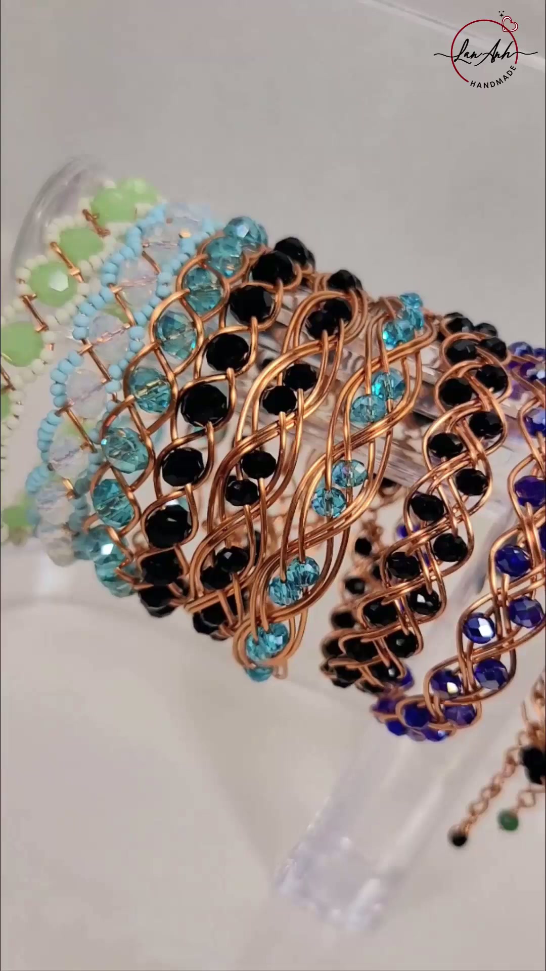 Bracelet making with beads | Basic 3-wire braid and different ...