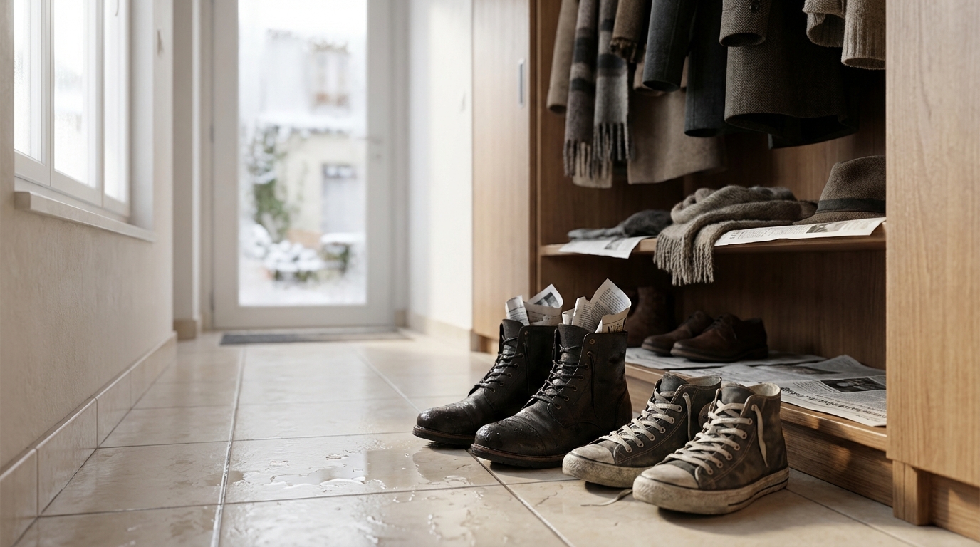 Vous jetez toujours ce simple papier gratuit ? Il sauve chaussures et ...