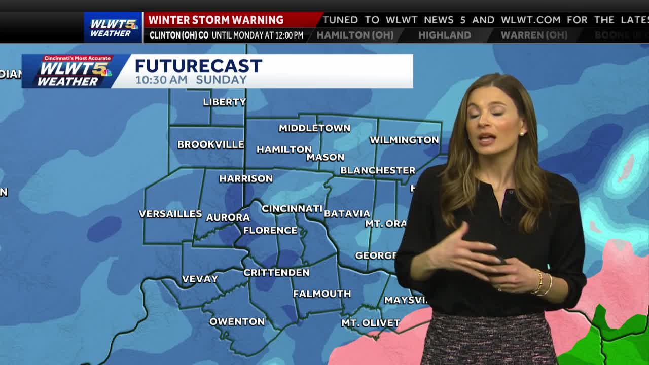 Winter storm set to impact Cincinnati this weekend