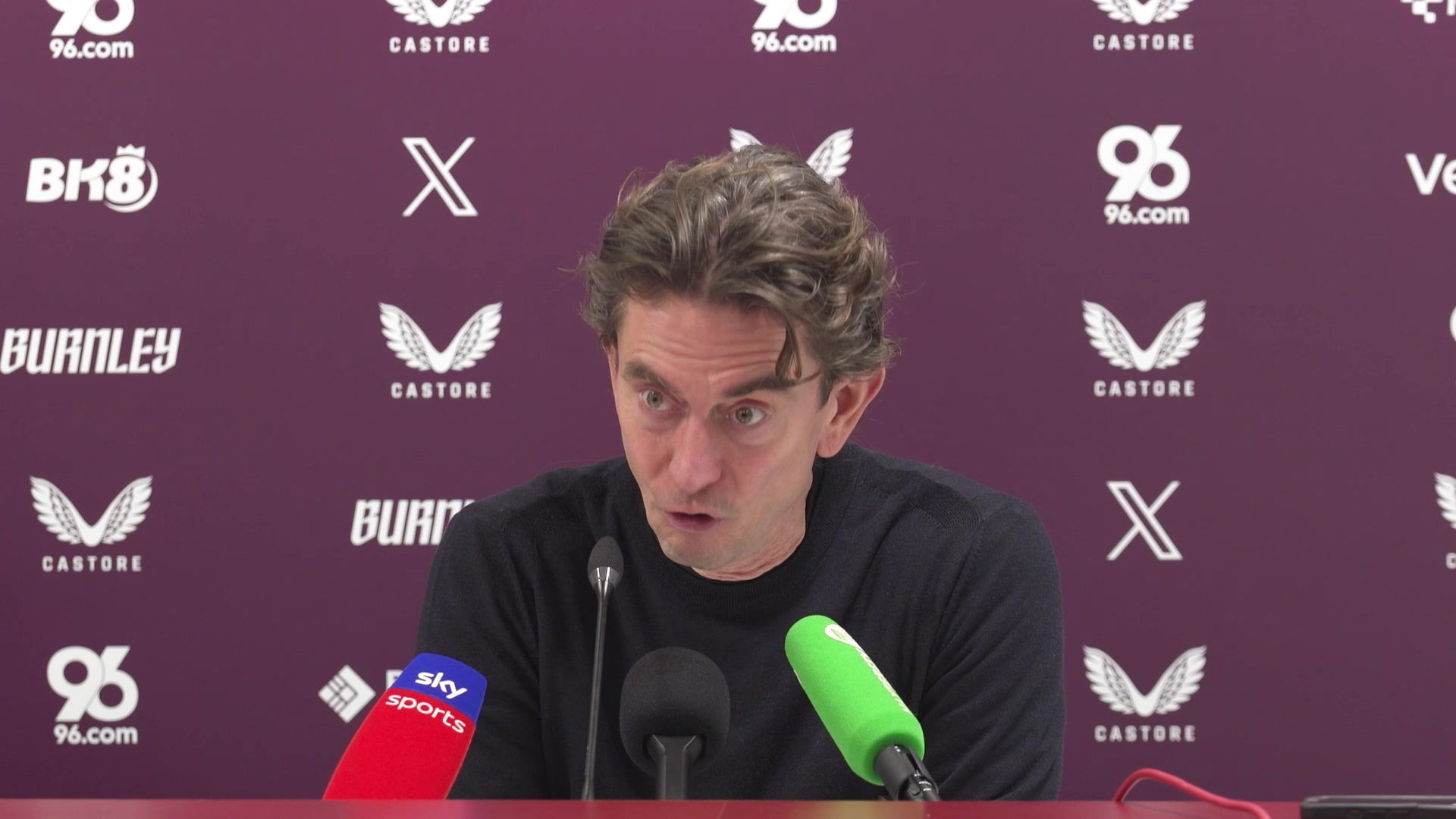 Thomas Frank reacts to Spurs 2-2 draw away at Burnley