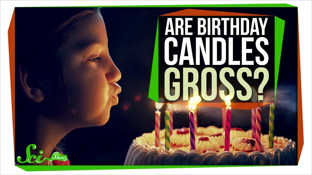 Is it gross to blow out birthday candles?