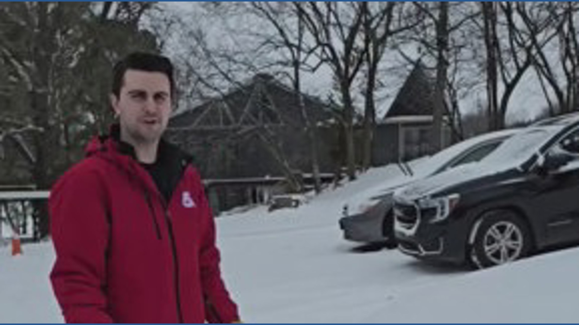 Meteorologist Danny Cassidy’s first Arkansas snow angel