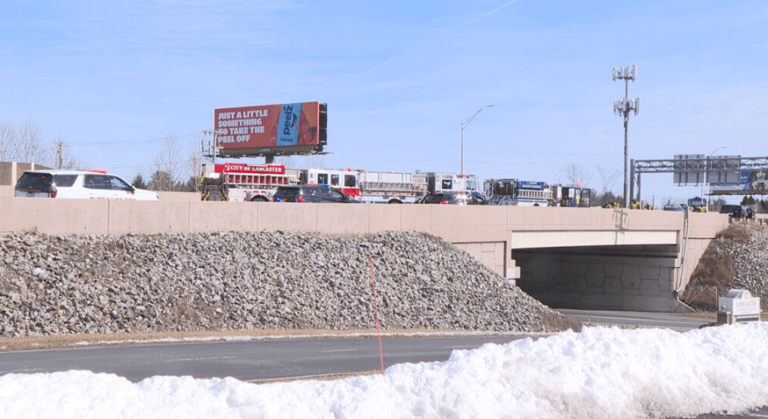 Vehicle fire disrupts traffic in Lancaster County