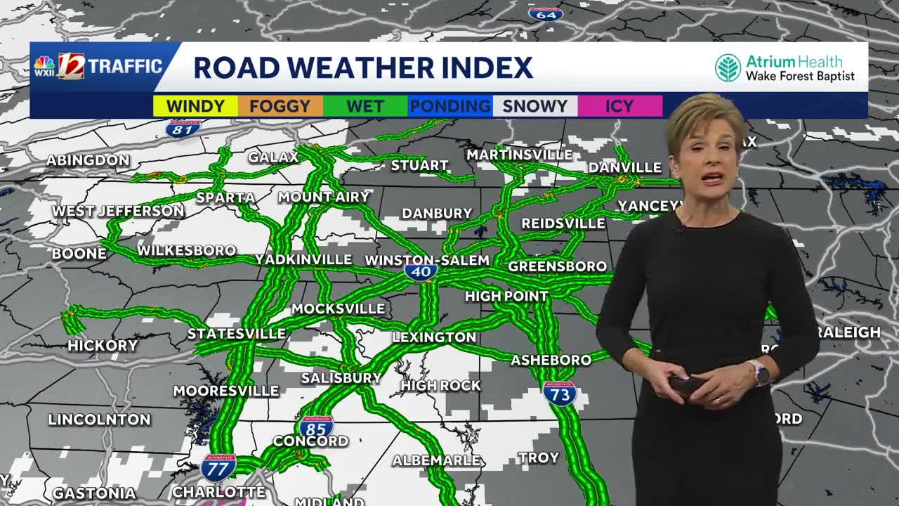 Winter storm update from WXII chief meteorologist Lanie Pope 3 p.m. 1/24