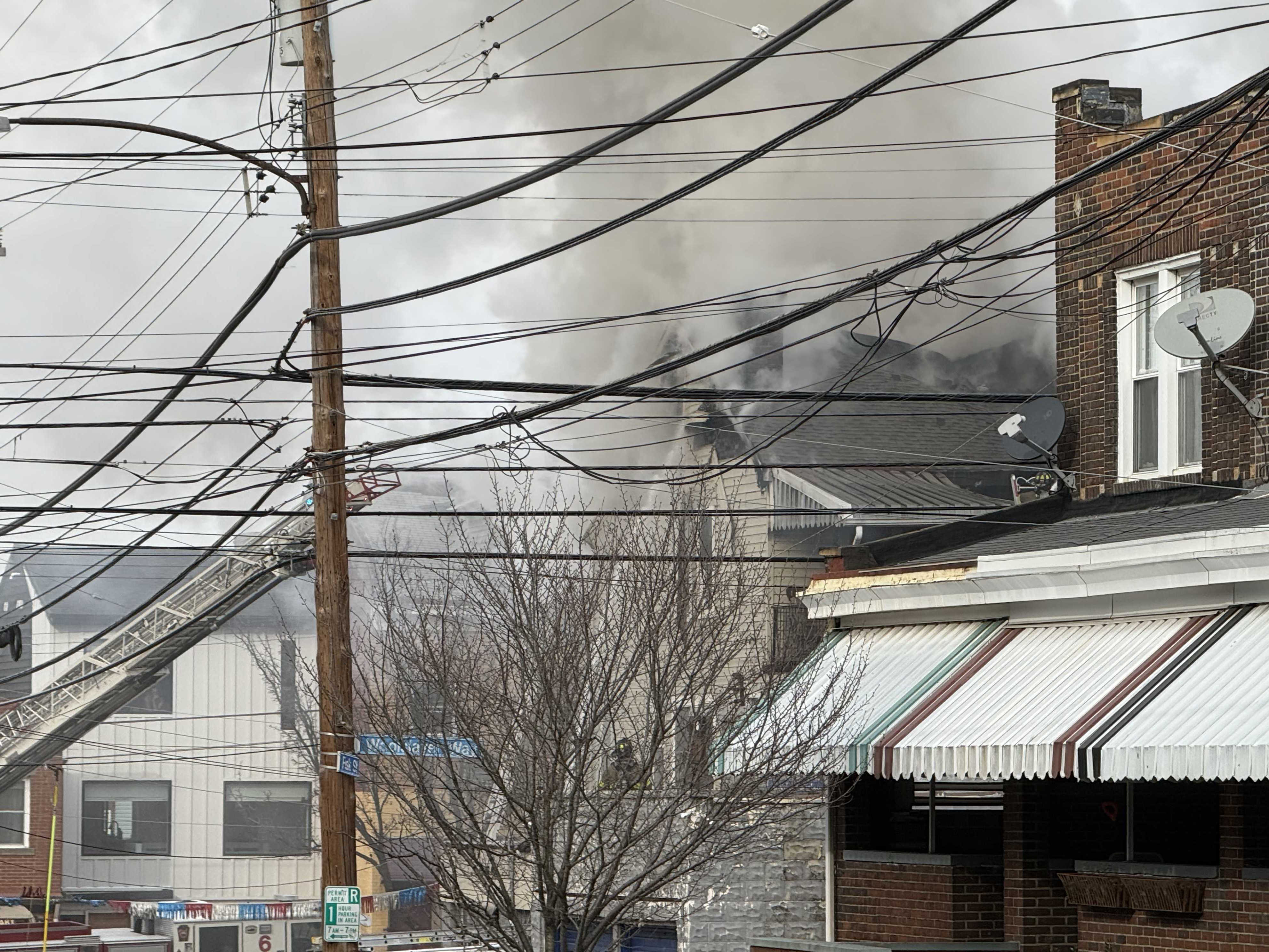 Firefighters battle 4-alarm fire in Pittsburgh, multiple displaced