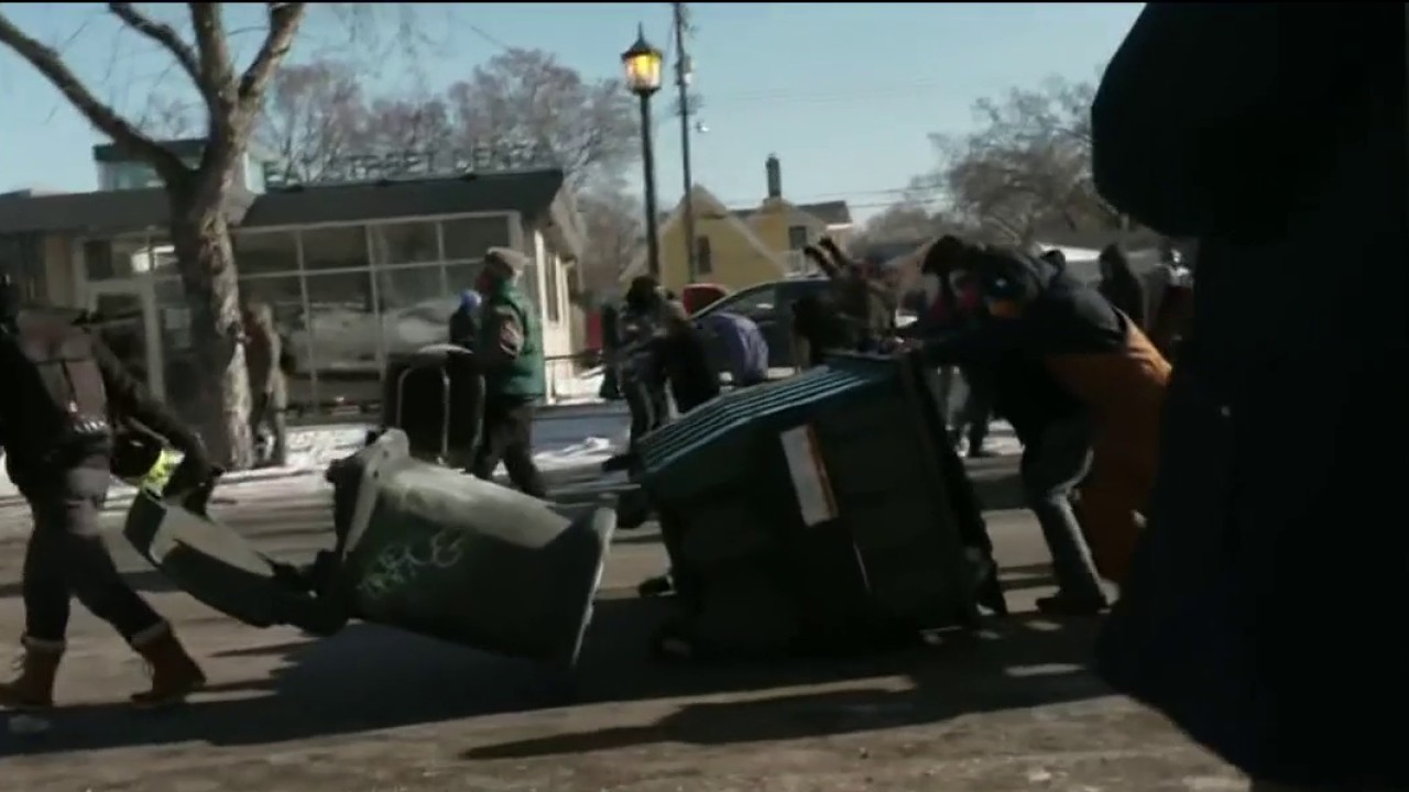 Protesters barricade scene near Border Patrol shooting