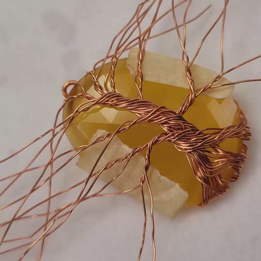 Tree of life | Classic | wire wrap stone without holes | Pendant ...