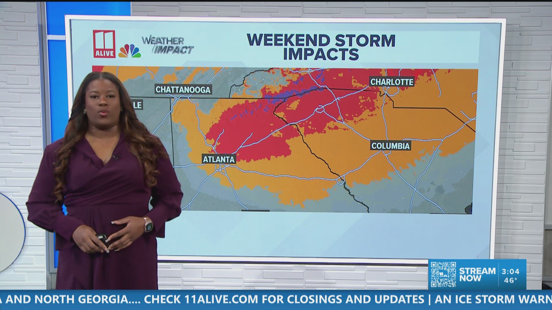 Winter storm update at 3pm | Forecasting winter weather entering north ...