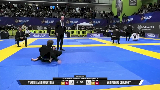 Zain Ahmad Chaudhry vs Vertti Elmeri Puurtinen 2026 European Jiu-Jitsu ...