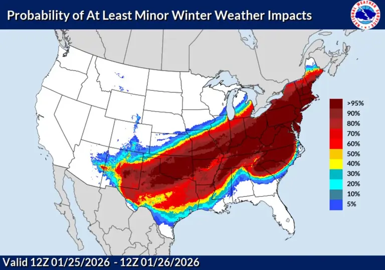 Winter Storm Fern 2026: These 2 weather maps track when snow and ice ...