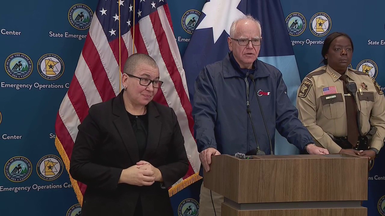 MN Gov. Walz addresses fatal Border Patrol shooting in Mpls