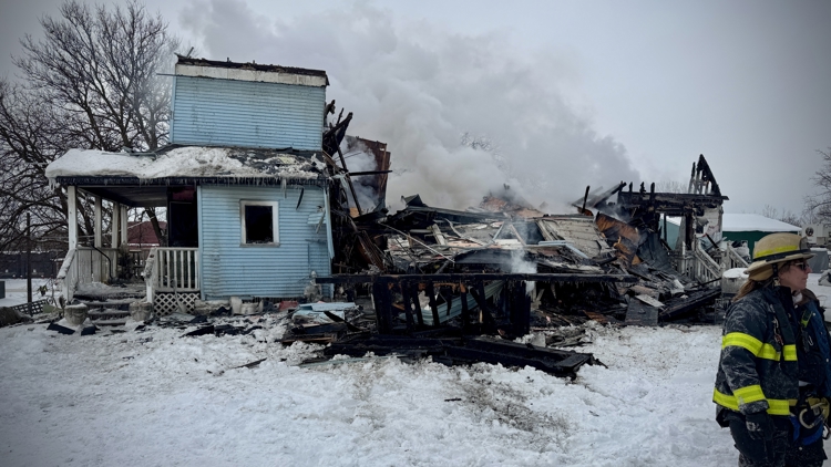 Grand Rapids home total loss after large fire