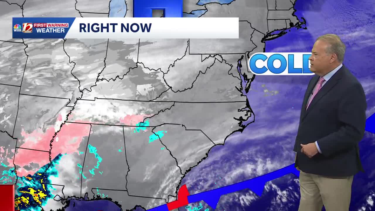 Winter storm forecast update from meteorologist Dave Aiken 2 p.m. 1/24