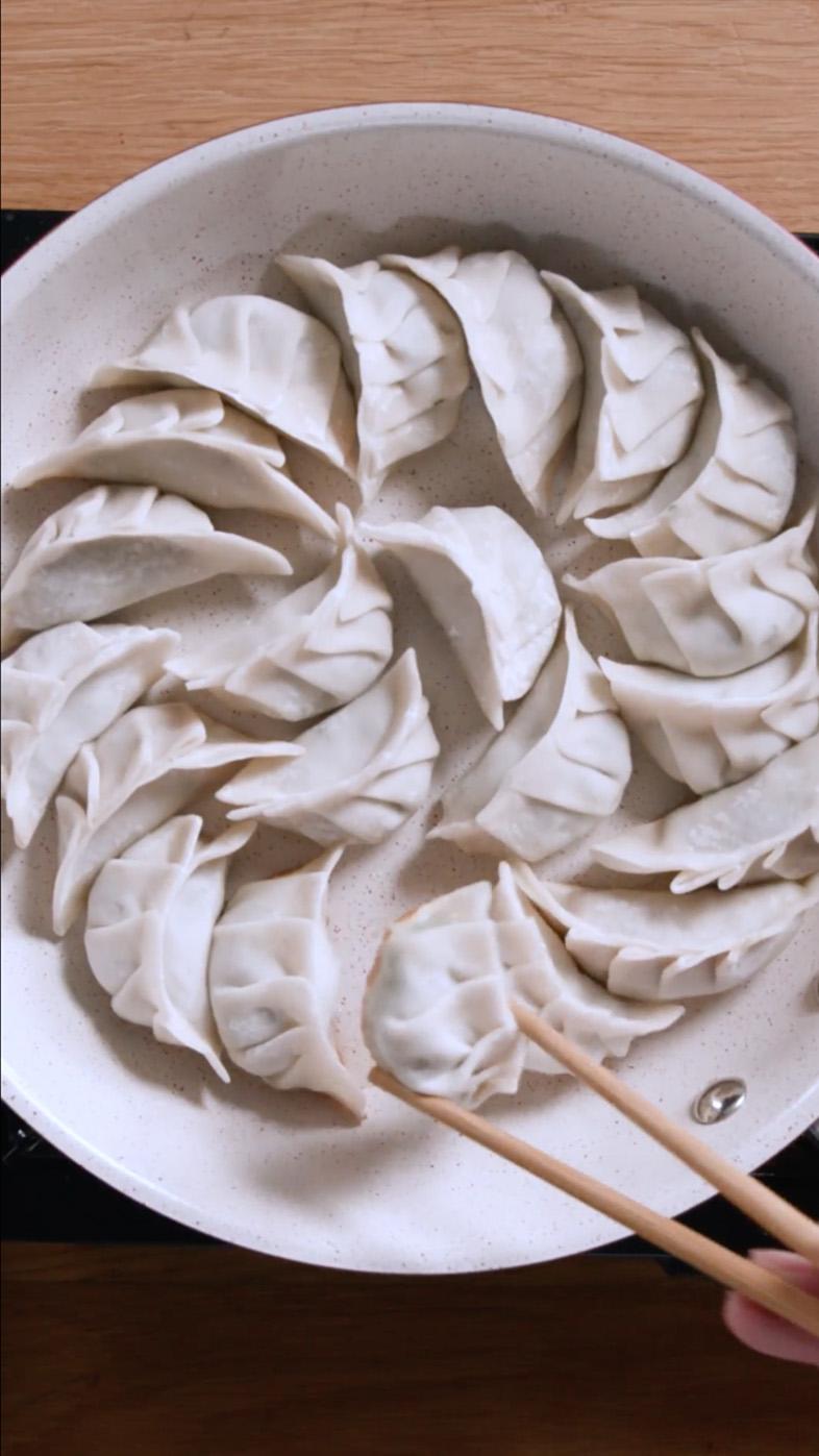 Rie's Japanese pan-fried gyoza