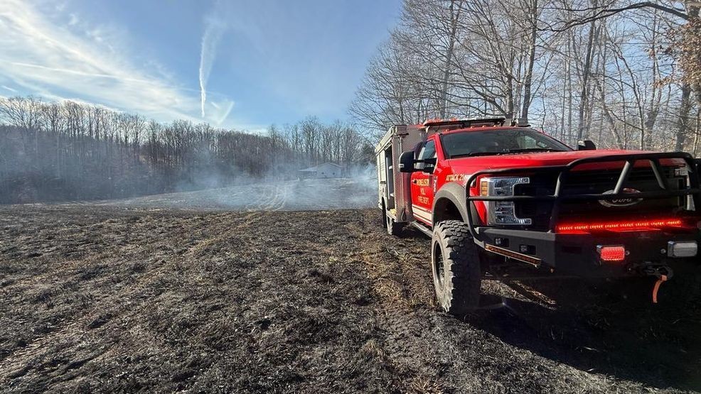 4-acre field fire contained in Amherst County