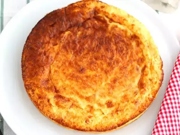 Quiche de bacon sem massa