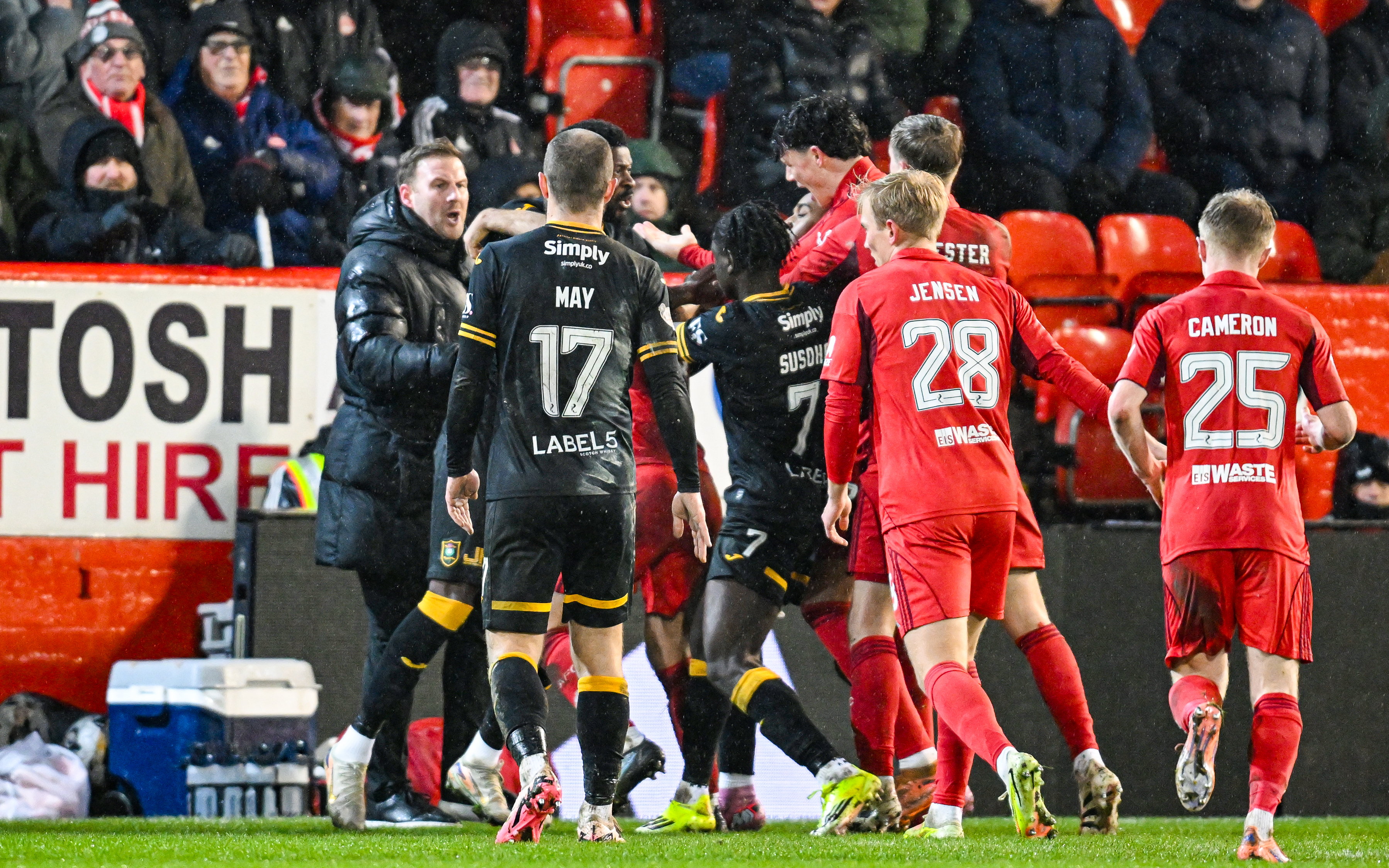 Aberdeen to be reported to SFA as player 'vehemently denies' alleged ...