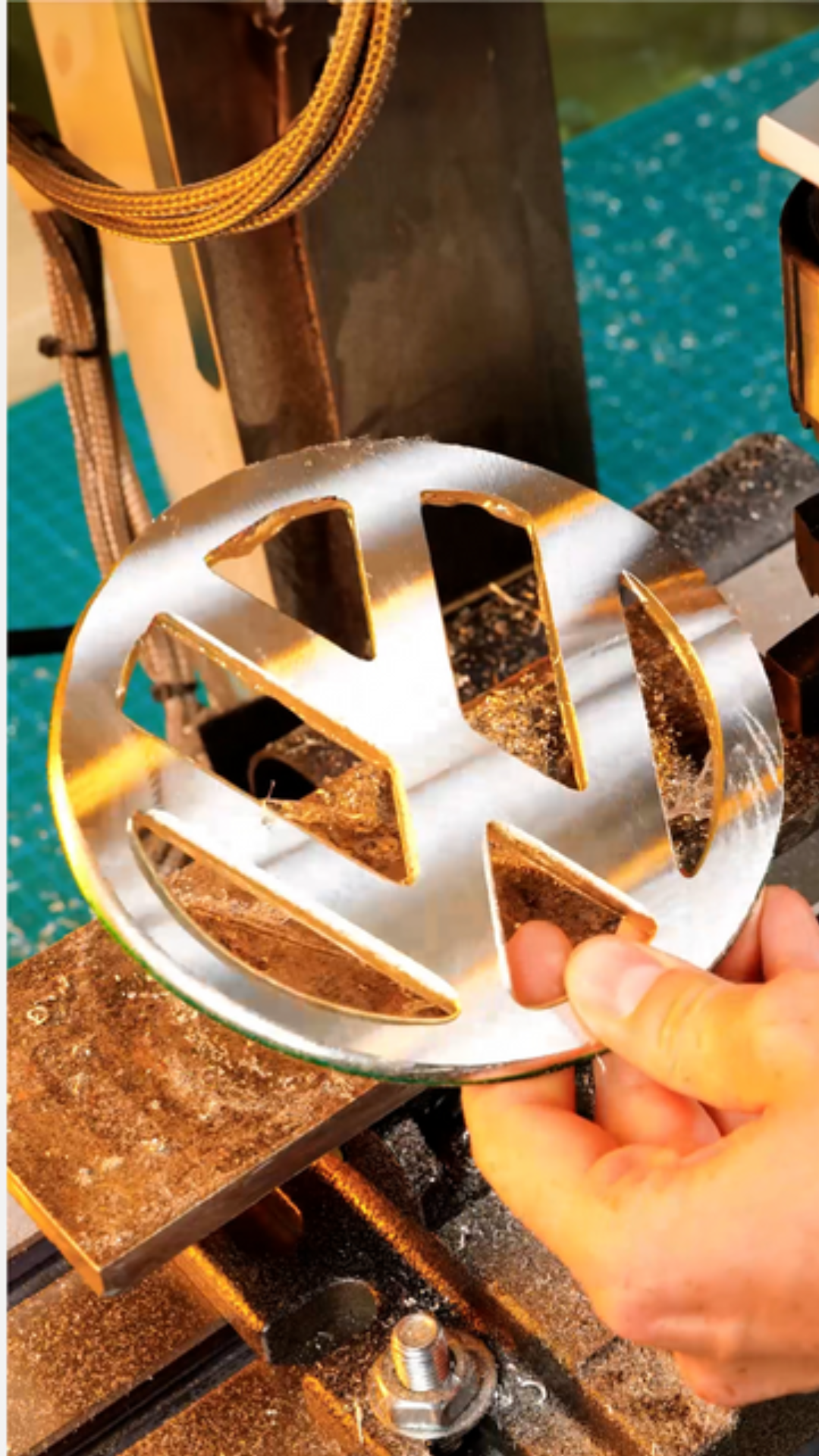 Crafty upcycling: Turning car emblems into unique home decor