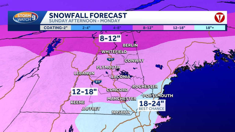 Incoming snowstorm to bring more than a foot of snow to most areas ...
