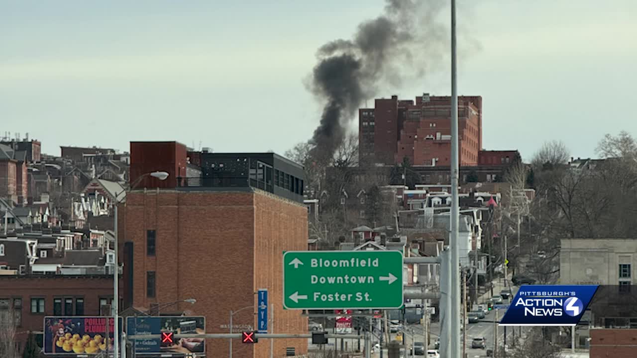 Fire in Pittsburgh's Bloomfield neighborhood