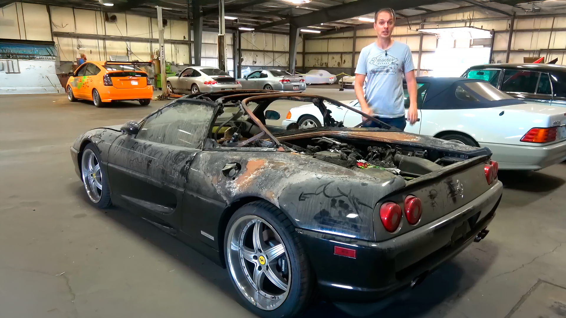 Here's what really happened to my burned Ferrari F355