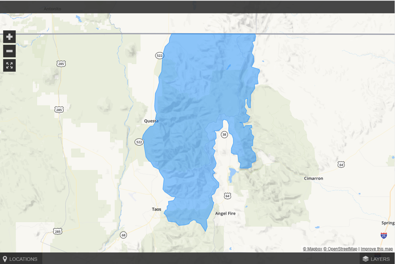 Avalanche warning issued for parts of northern New Mexico