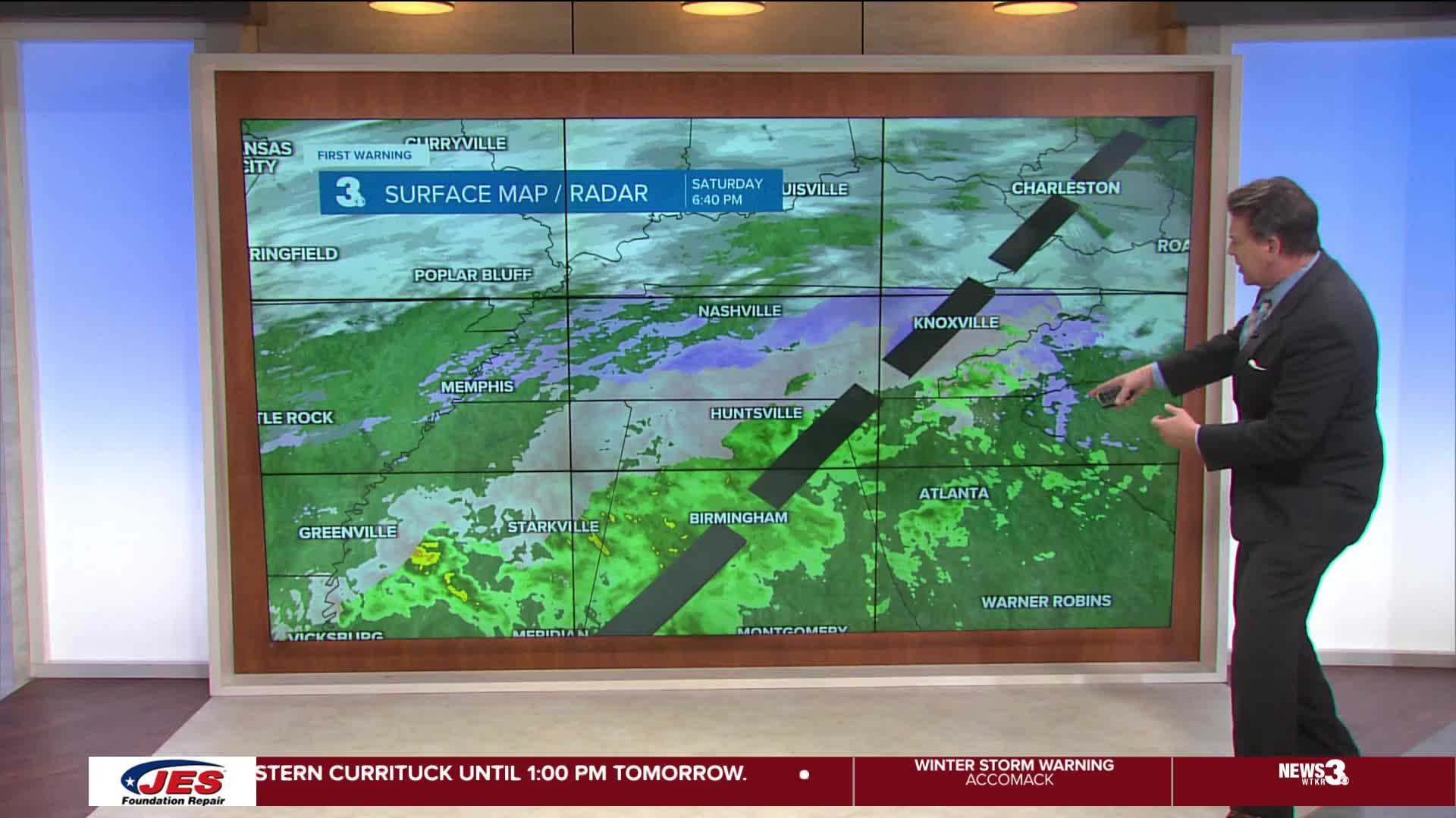 Saturday Evening Forecast David