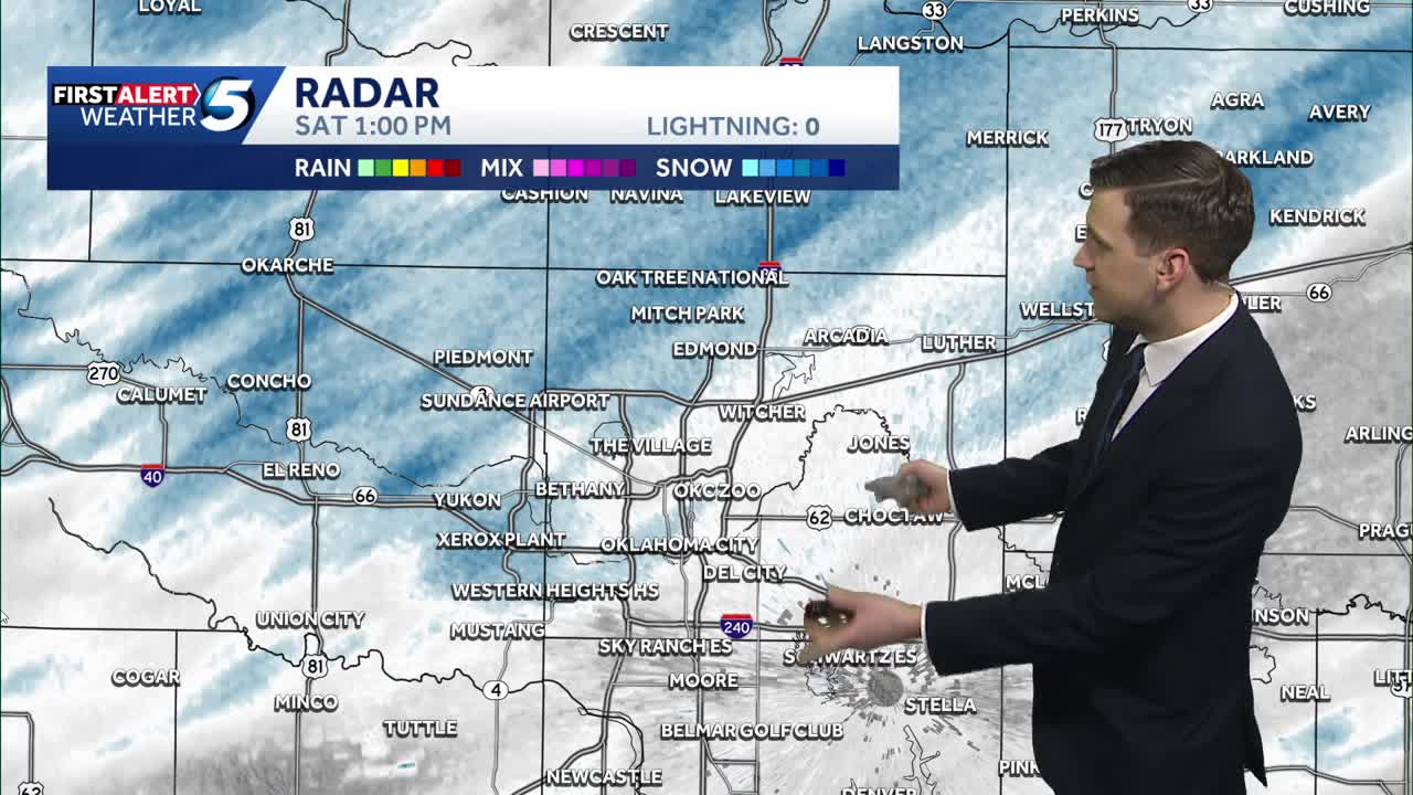 Oklahoma winter storm update: Heavy snow band moves north; another ...