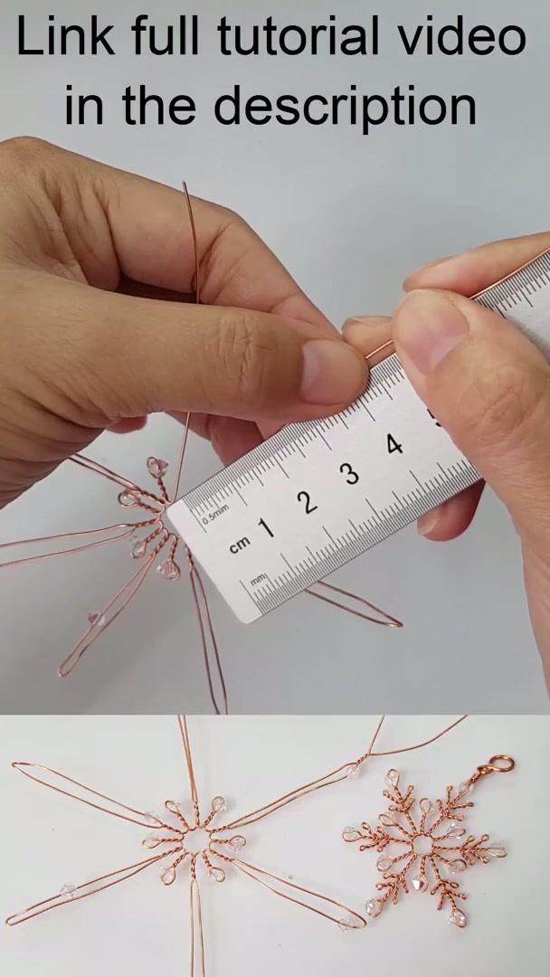 Play with wire | Snowflakes | Pendant | Crystal | Christmas | DIY ...