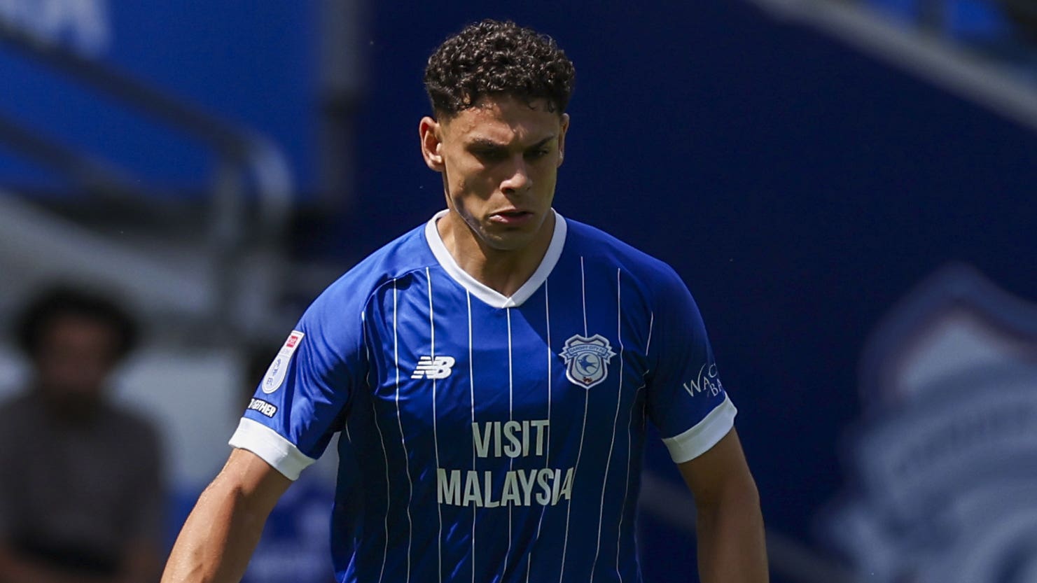 Cardiff striker Yousef Salech released from hospital after neck injury