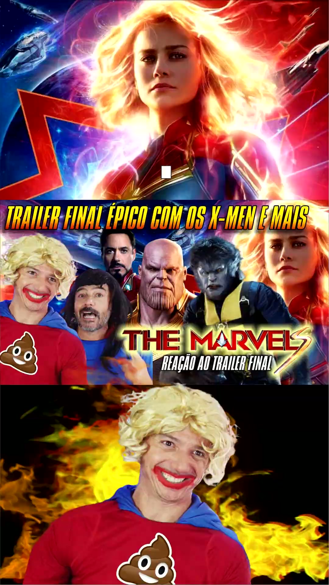 Nossa reação ao trailer final épico de The Marvels com X-Men ...
