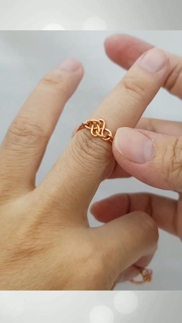 Play with wire | Eternity knot rings | Celtic style @LanAnhHandmade 646 ...