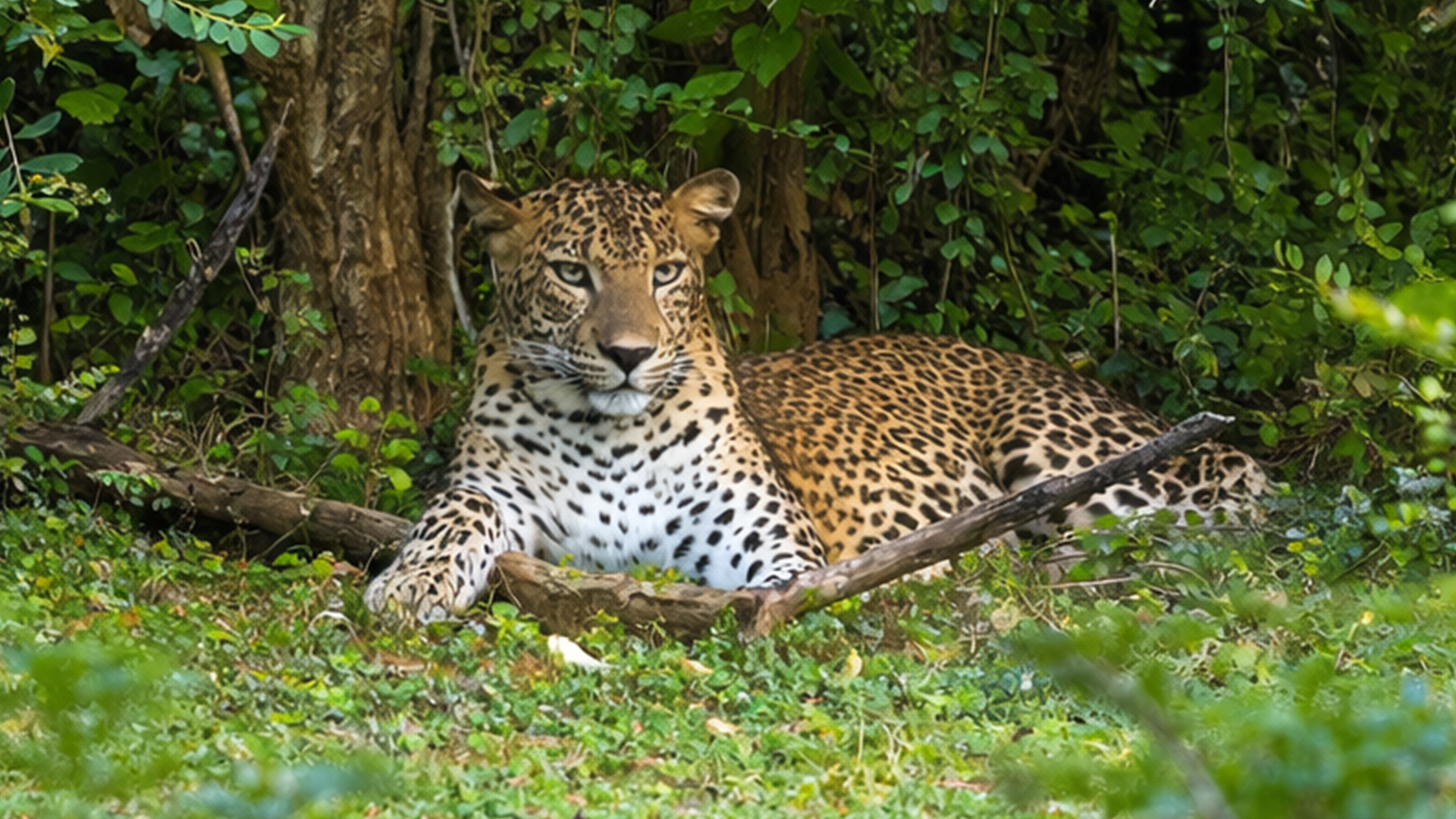 When the leopard finally appears