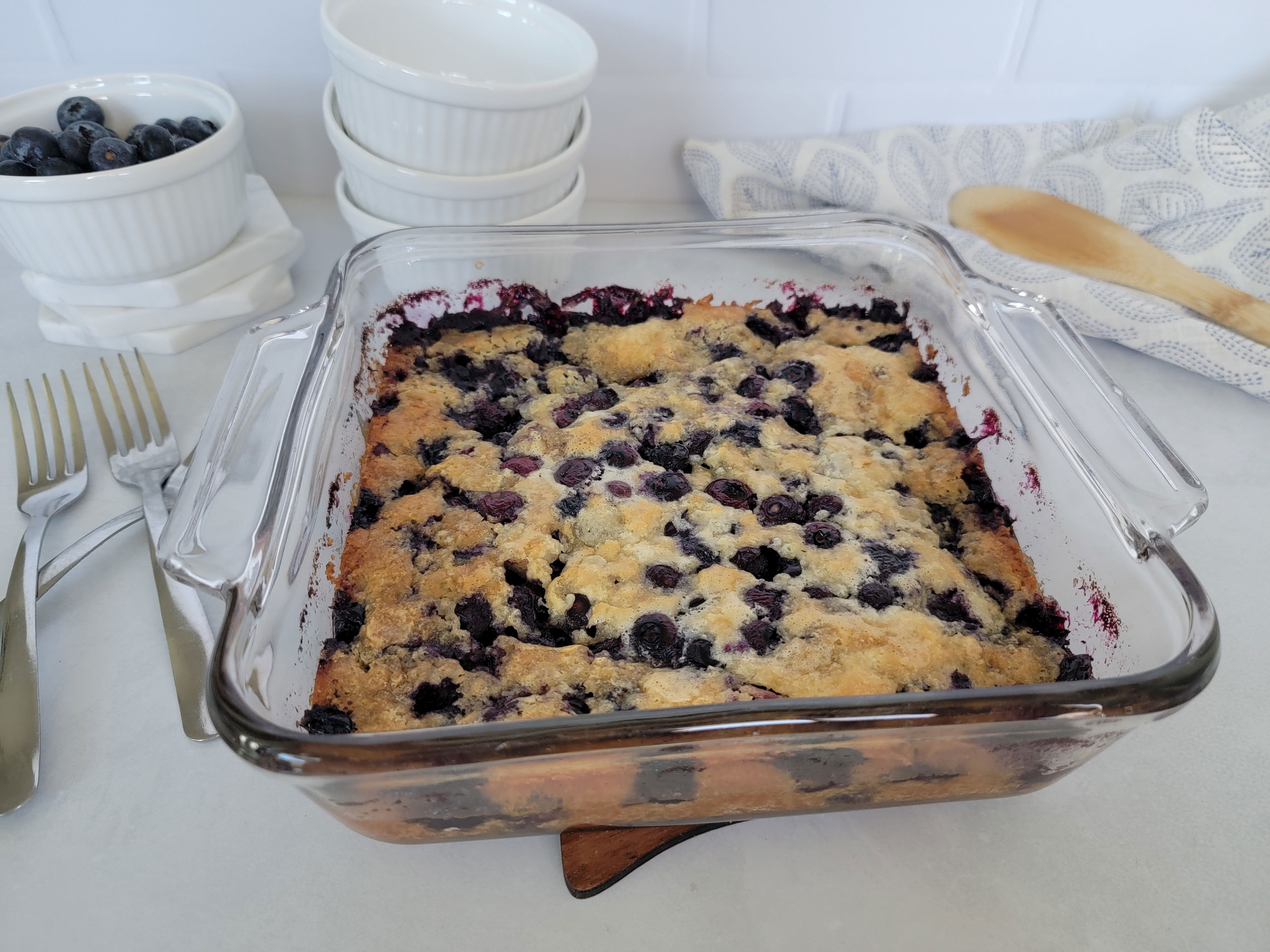 Bisquick makes this blueberry cobbler almost too easy