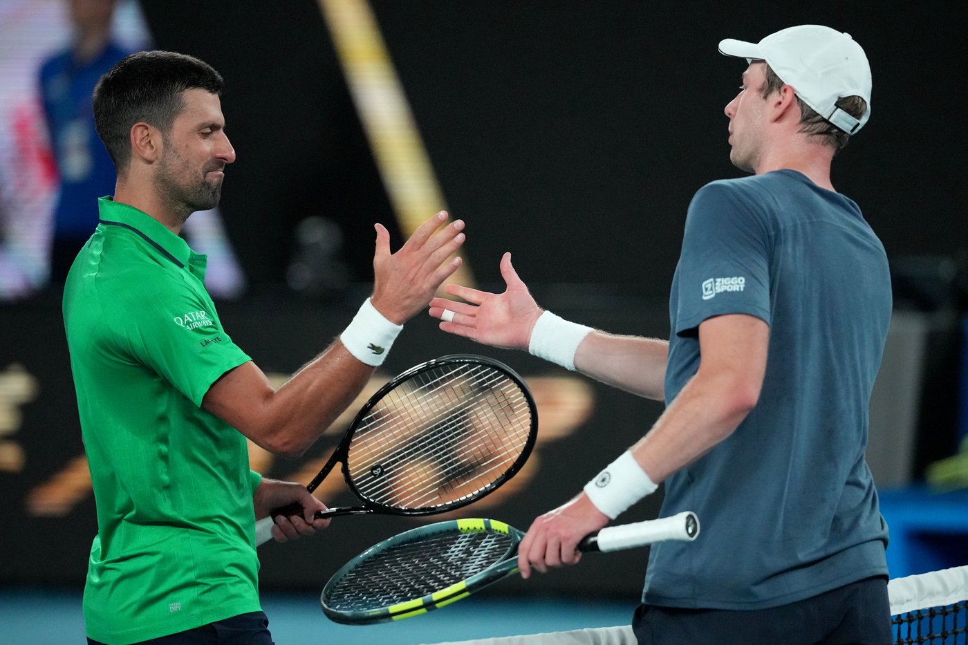 Australie : un 400e gain en Grand chelem pour le Serbe Novak Djokovic