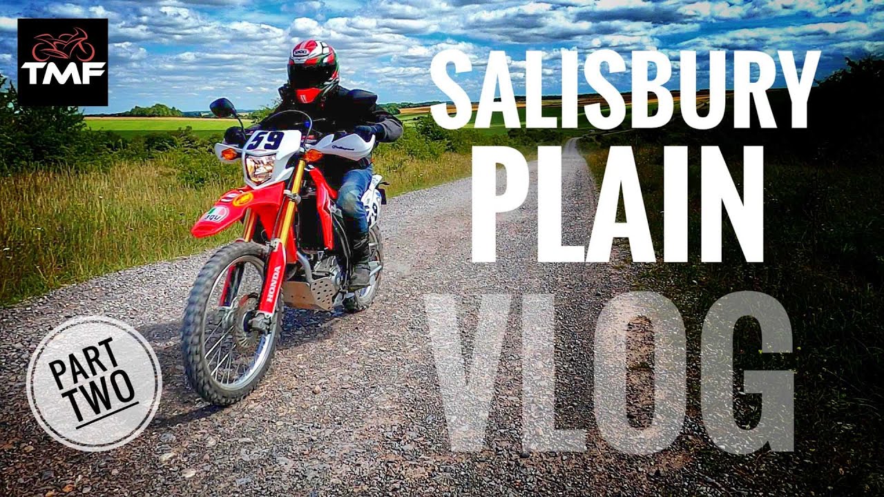 Salisbury Plain, the best trails in England? Off road by Honda CRF 250L ...