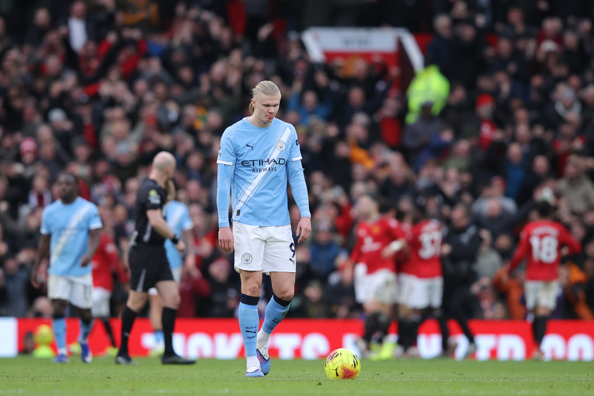 Why is Erling Haaland not playing tonight for Manchester City vs Wolves?