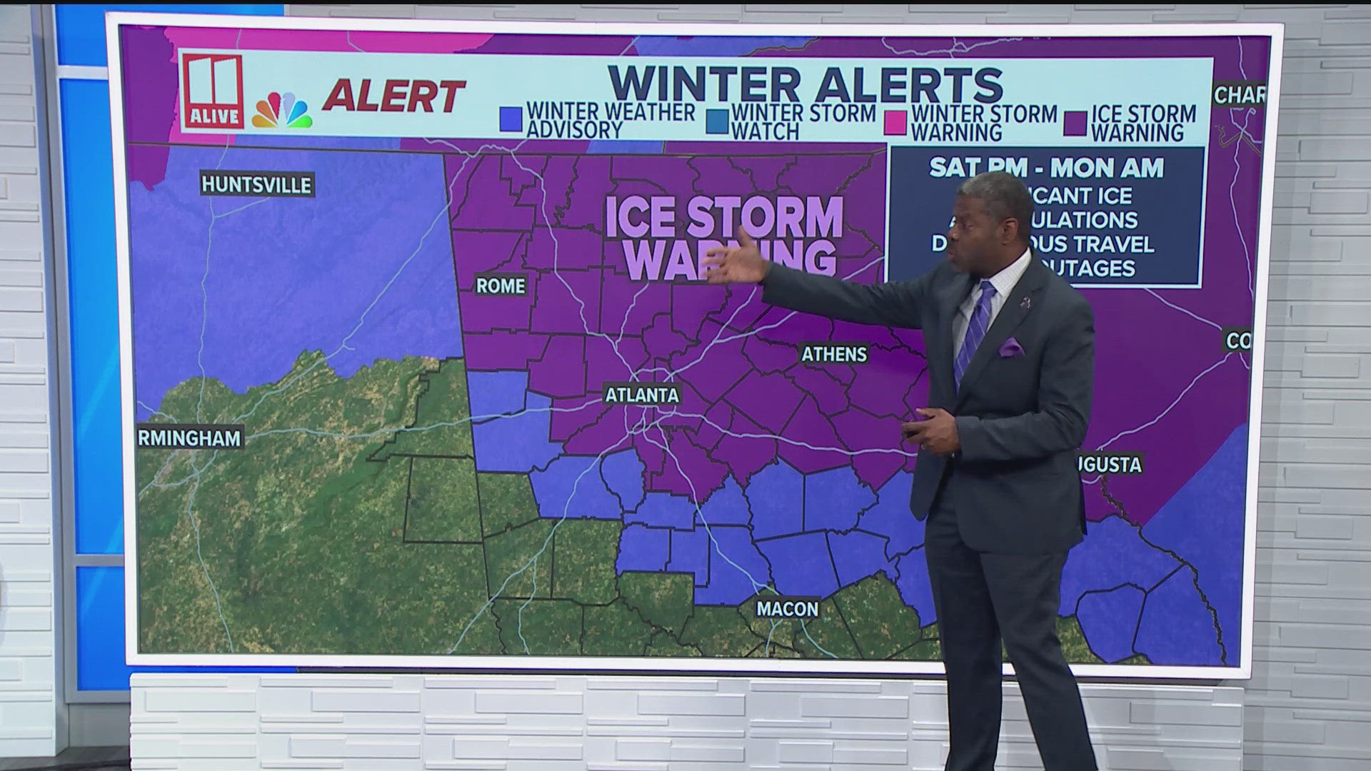 Winter storm update: Timing and freezing rain