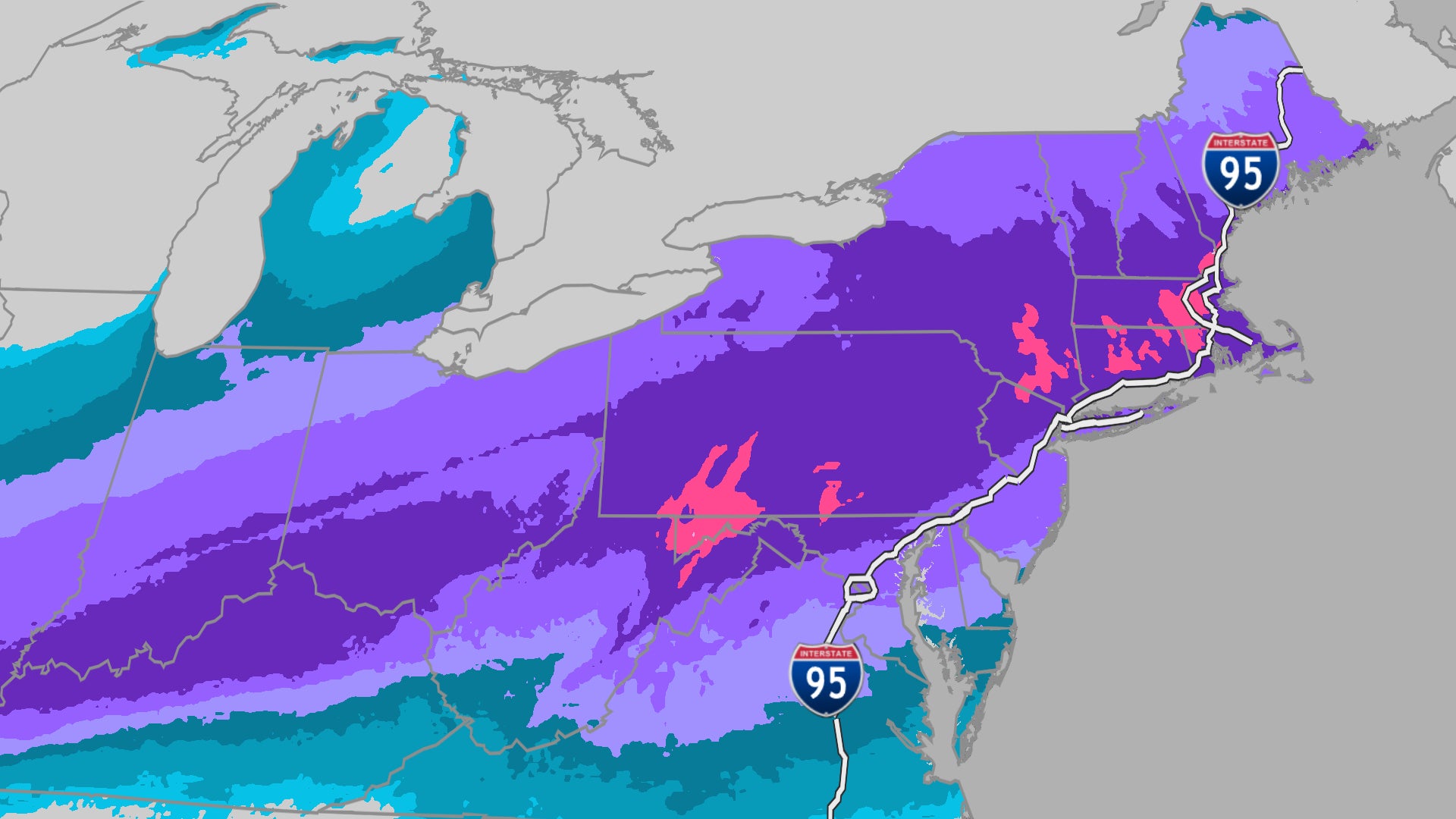 Snow moves into Northeast tonight; over a foot possible