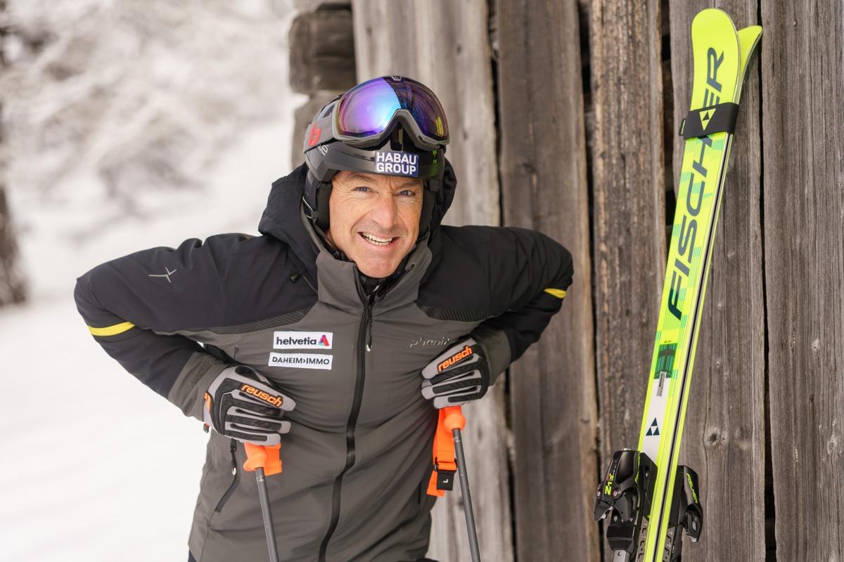 Hans Knauß legte einen Sturz bei der Kitz Charity Trophy hin