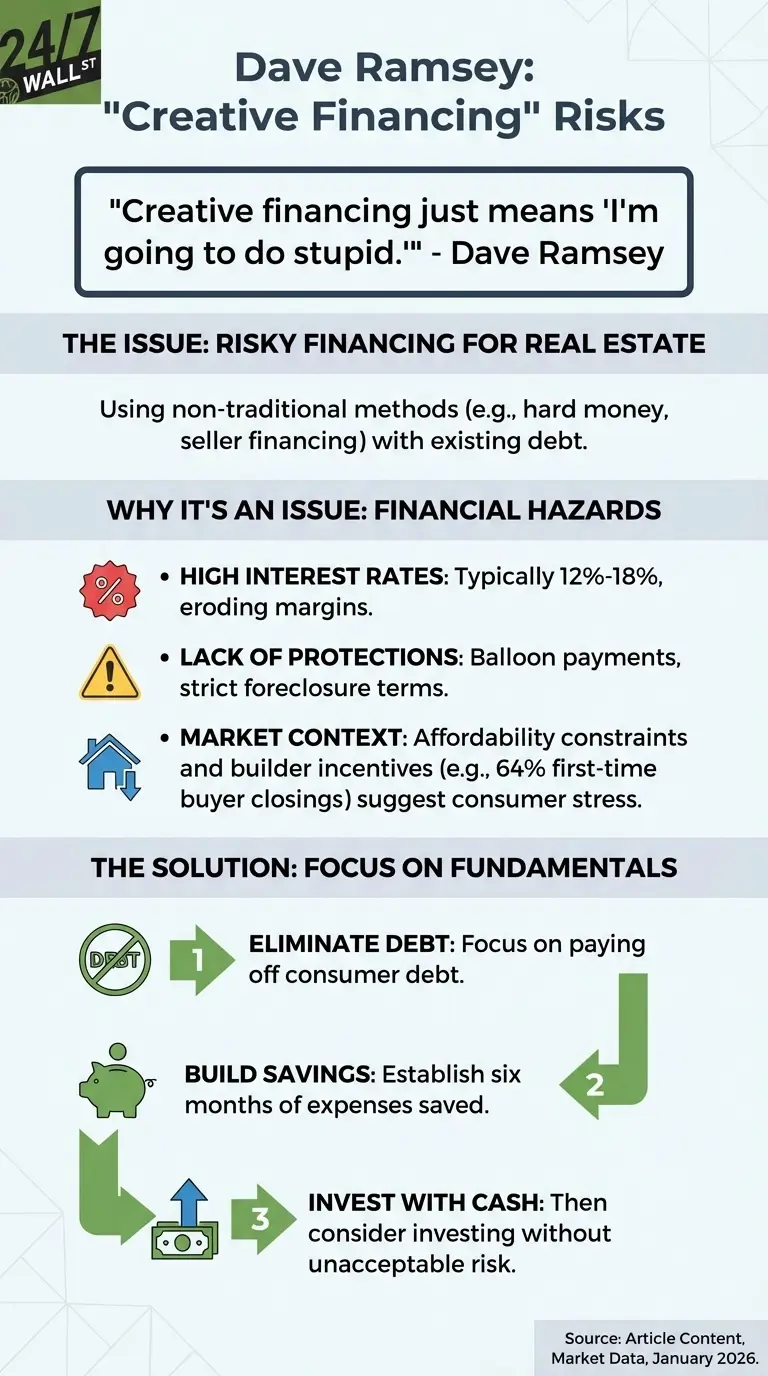 Dave Ramsey: “Creative Financing Just Means ‘I’m Going to Do Stupid'”