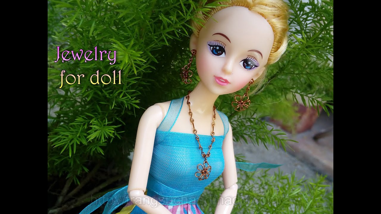 A few pieces of jewelry for doll I made in 2016 - The video is for ...